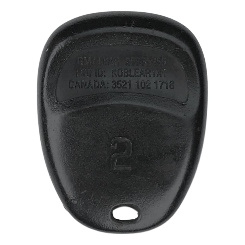 GM 2001-2005 OEM 4 Button Keyless Entry Remote KOBLEAR1XT | Driver 2