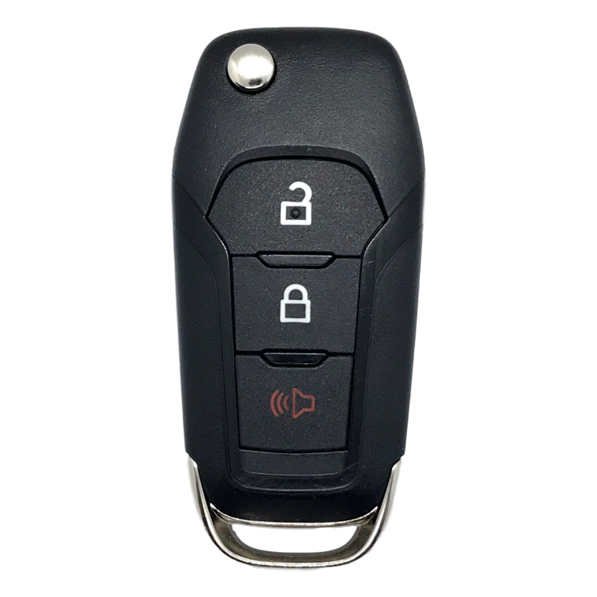 2 PACK - Ford F Series Escape Explorer 3 Button Flip Key 2015-2020 For