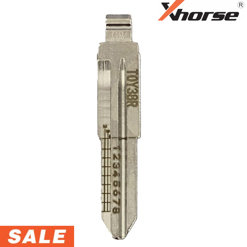 TOY38R Xhorse KeyDIY Flip Key Blade Replacement #08