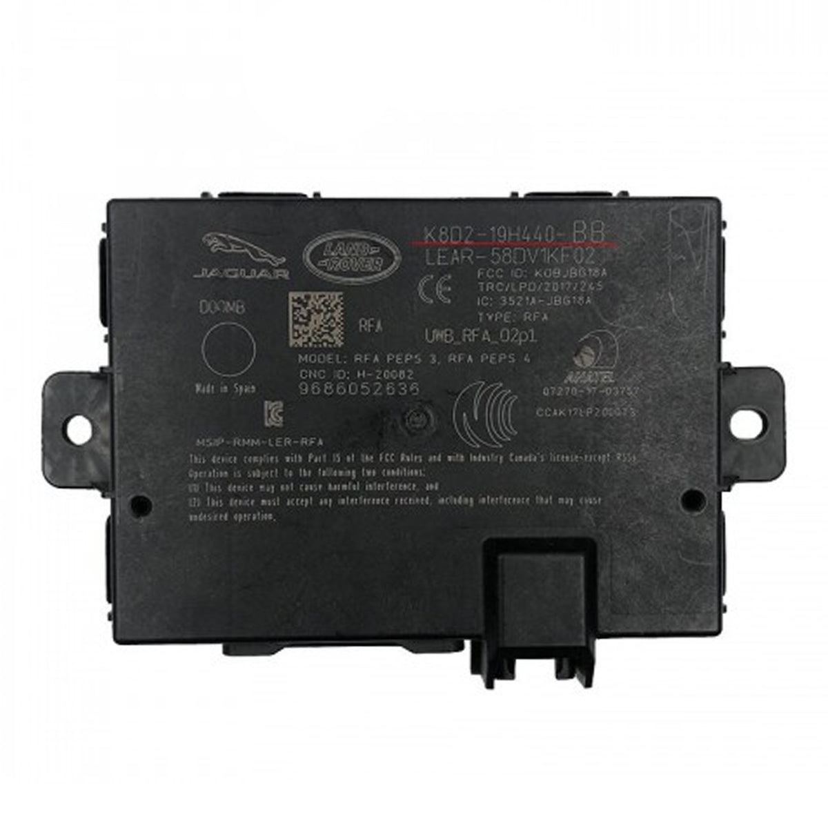 Yanhua Jaguar Land Rover Keyless Entry OEM RFA Module K8D2 with Comfor